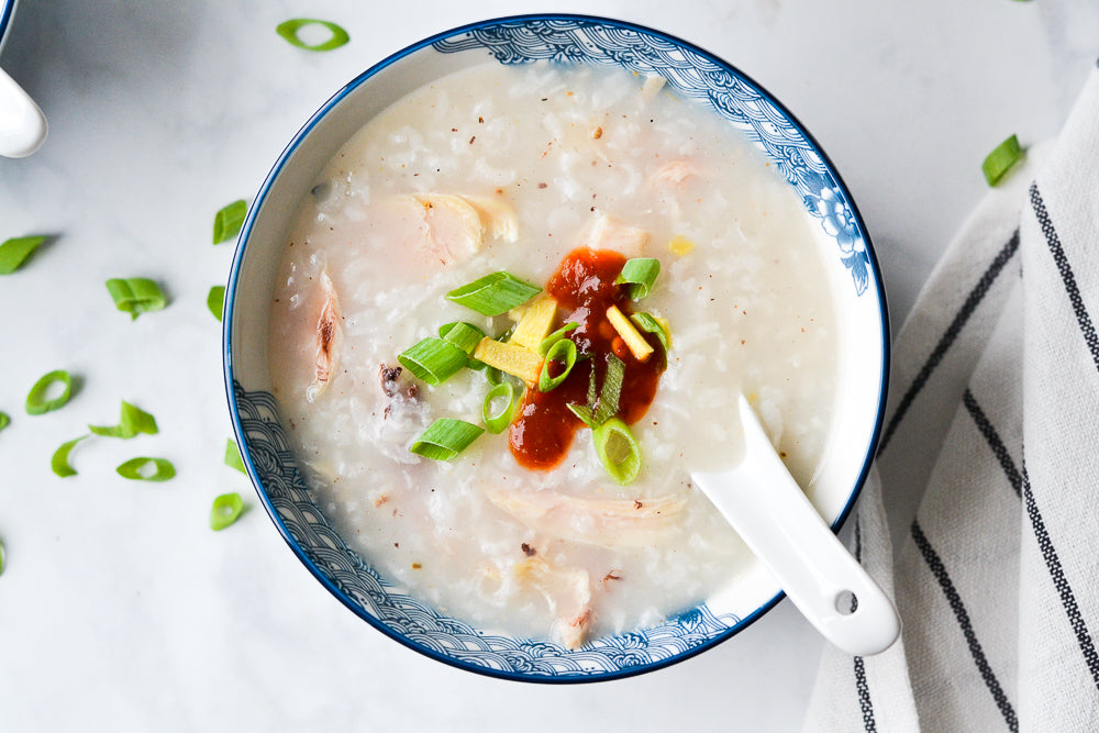Chicken Congee (Chinese rice porridge)
