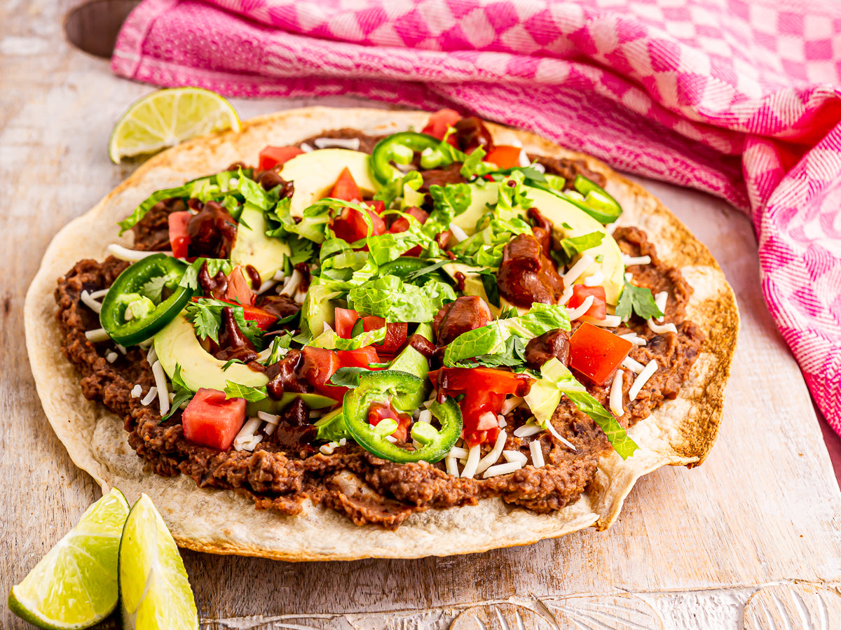 Vegan Tlayuda