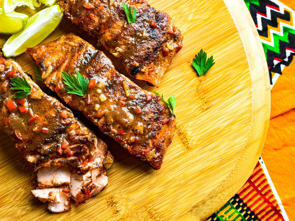 Swahili Grilled Fish with Coconut-Tamarind Sauce (Samaki wa Kupaka)