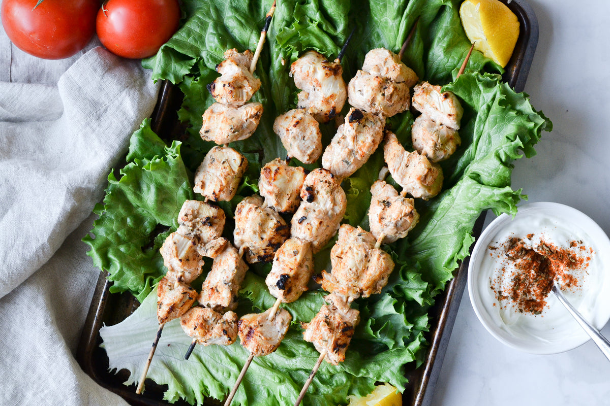 Shish Tawook (Taouk) Lebanese Chicken Skewers